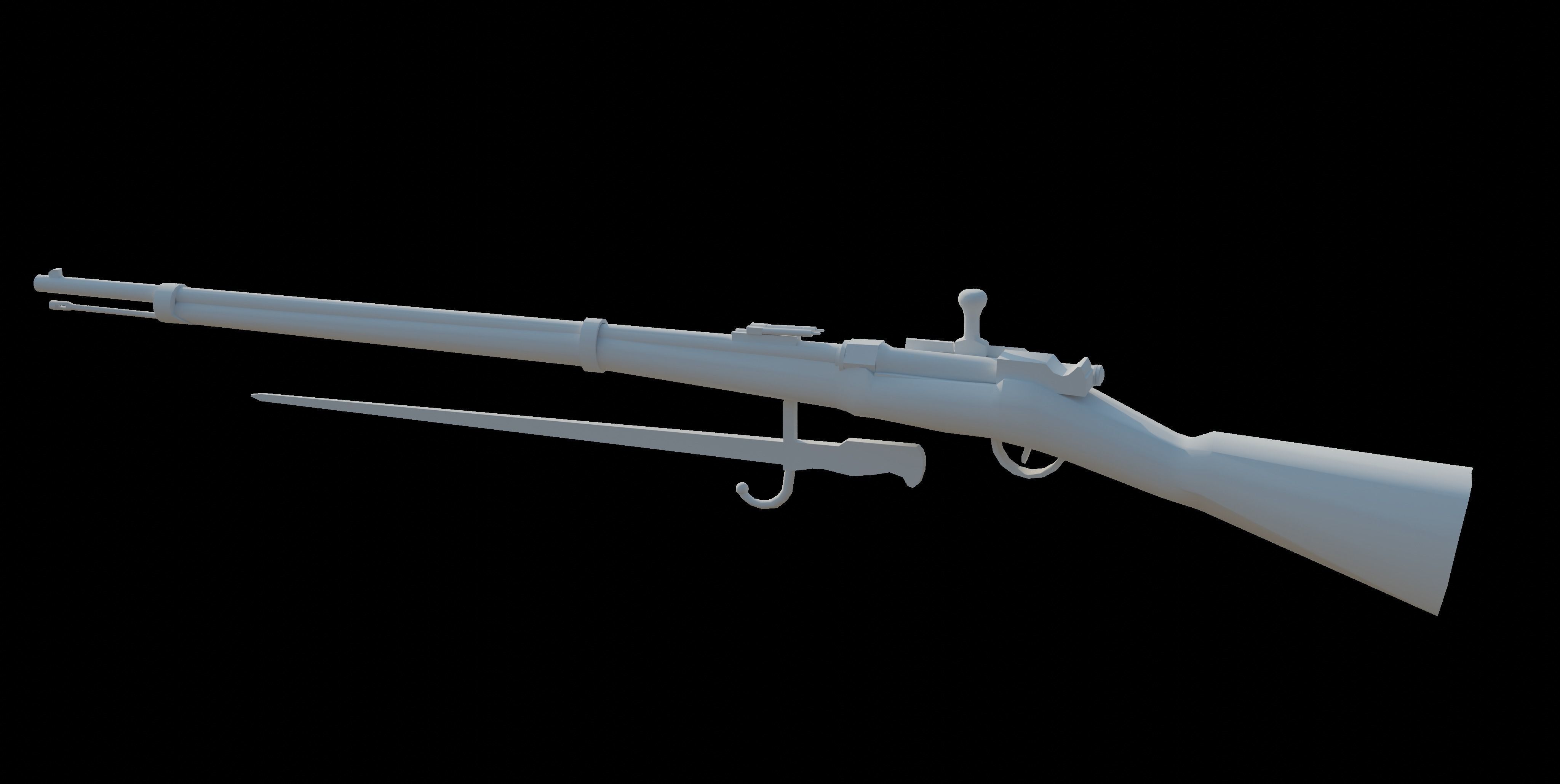 3D model Fusil Gras mle 1874 VR / AR / low-poly | CGTrader