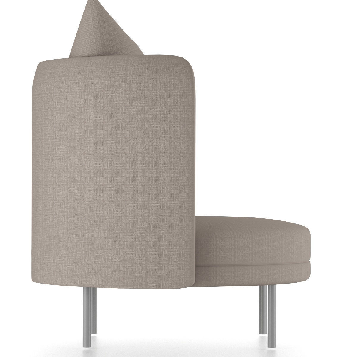 3D model Circular Armchair VR / AR / low-poly | CGTrader