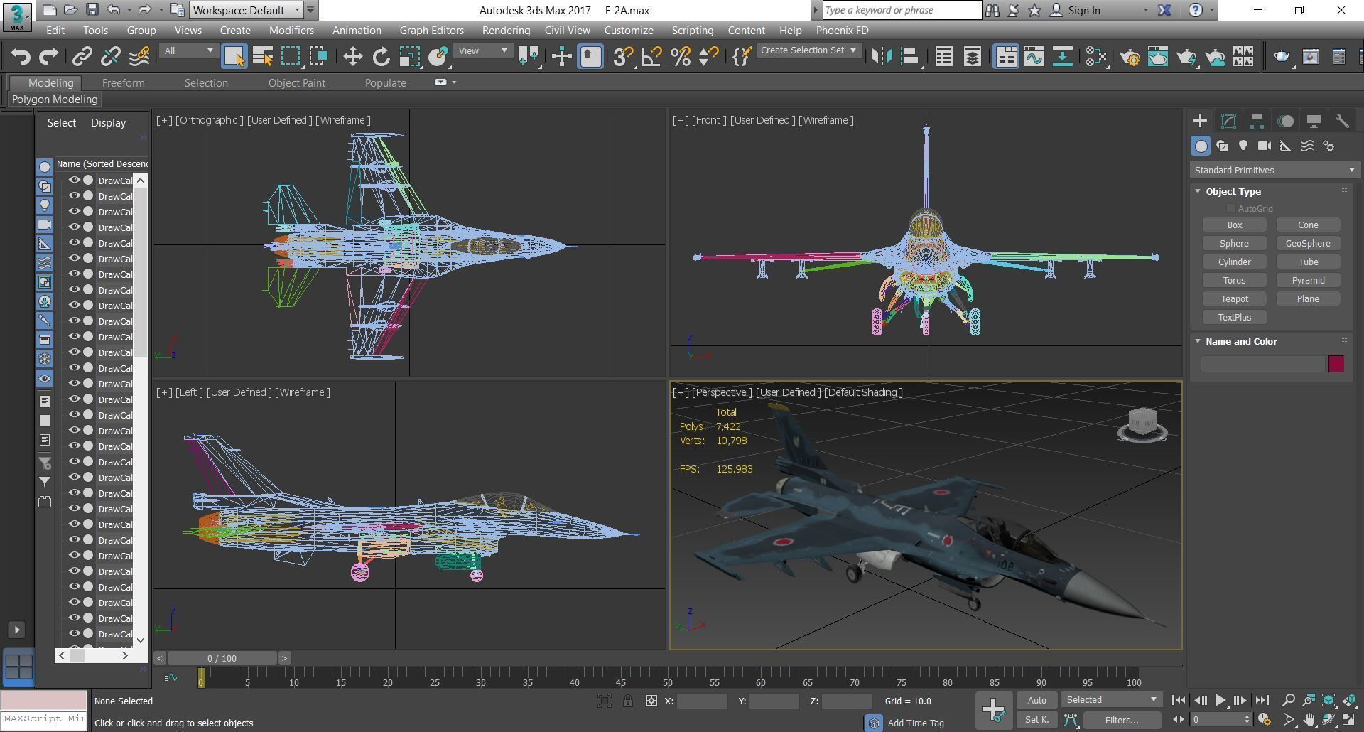 AirCraft 02 - fighter 3D model | CGTrader