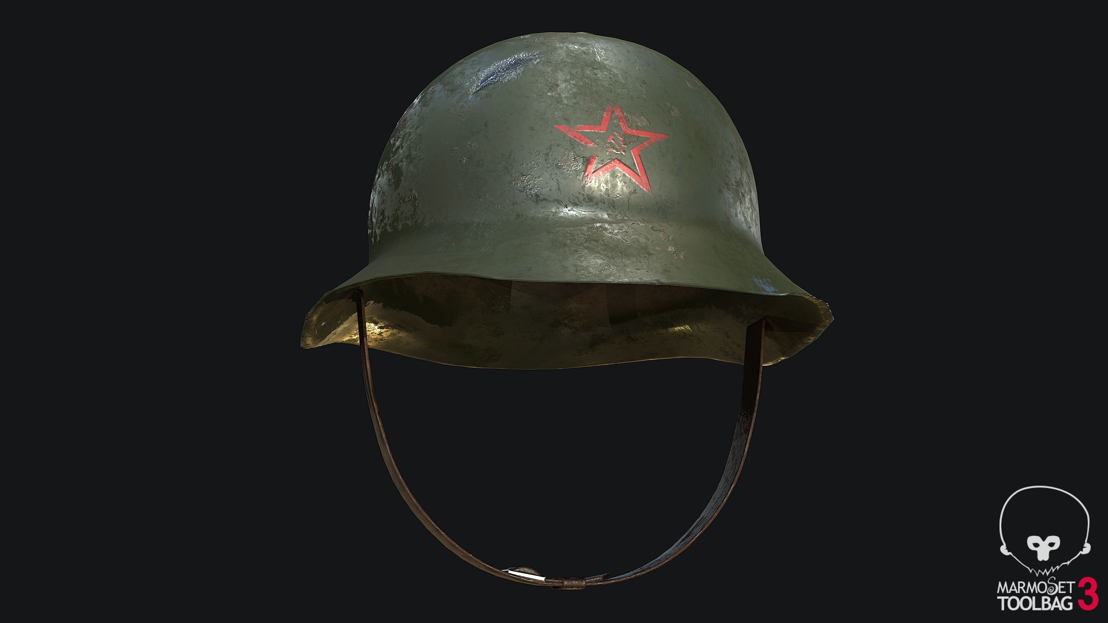 3D model WW2 Russian Army Helmet Classic VR / AR / low-poly | CGTrader