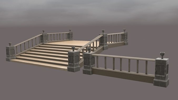 3D model Steps VR / AR / low-poly | CGTrader