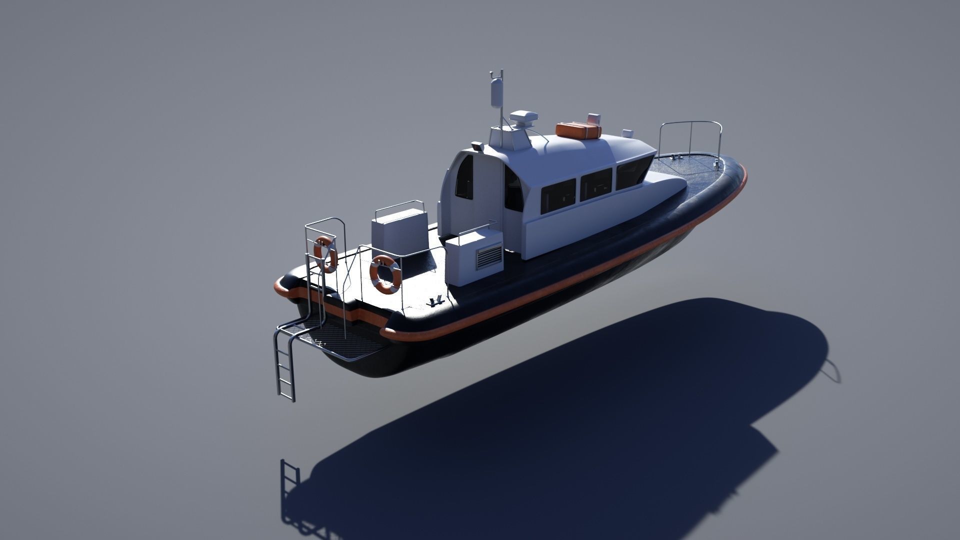 Pilot Boat 3D model | CGTrader