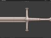 3D model Sword Base Mesh 03 VR / AR / low-poly | CGTrader