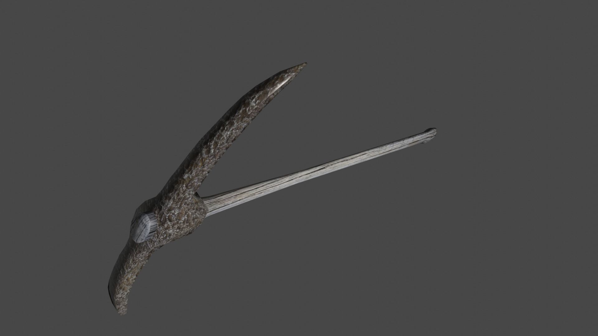 3D model Simple Worn Pickaxe VR / AR / low-poly | CGTrader
