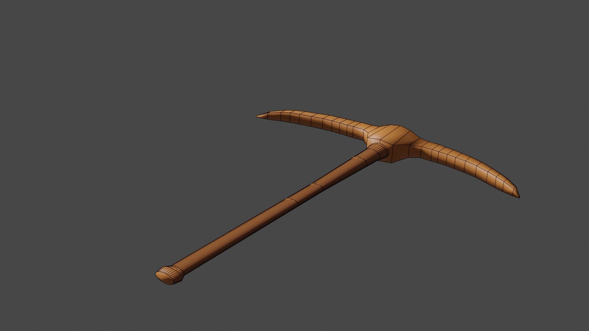 3D model Simple Worn Pickaxe VR / AR / low-poly | CGTrader