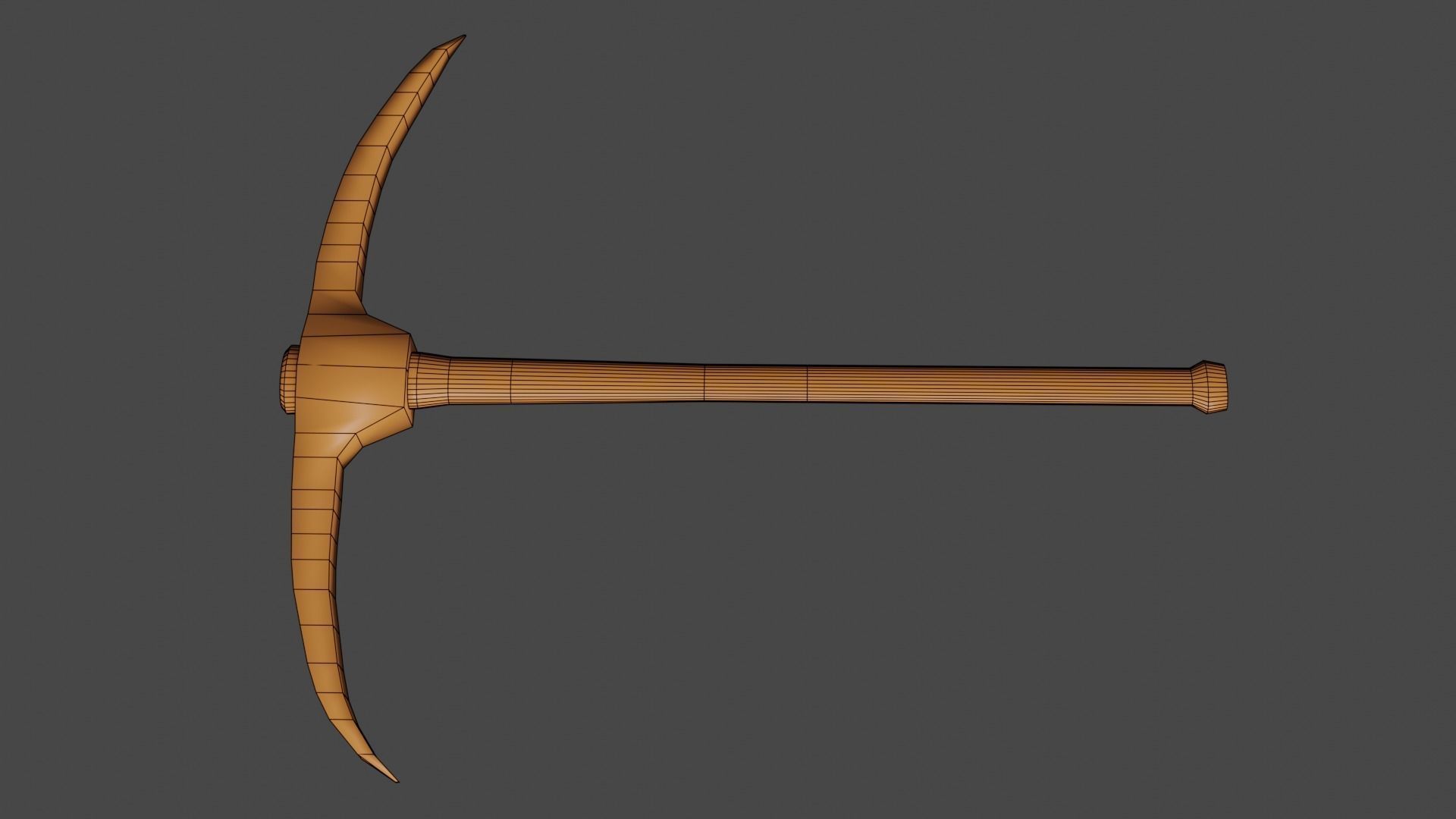 3D model Simple Worn Pickaxe VR / AR / low-poly | CGTrader