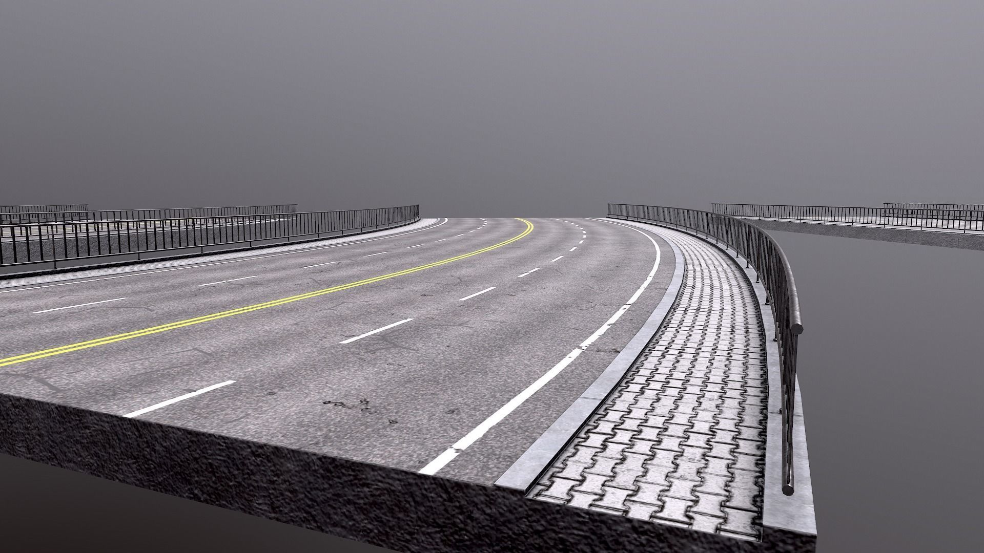 3D model Modular Highway Roads PBR VR / AR / low-poly | CGTrader