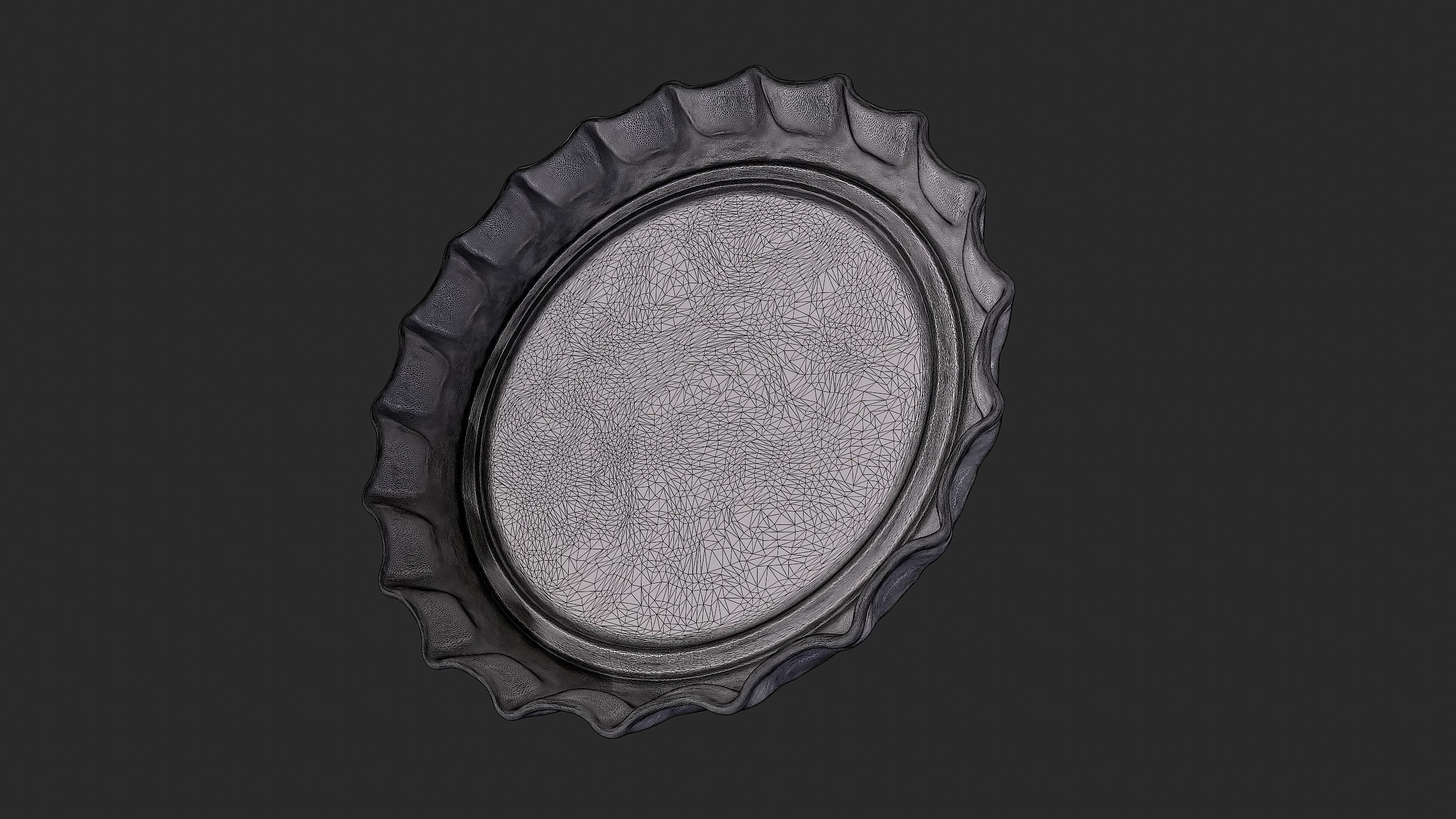 Bottle Cap 3D Model - High Poly - Set of two free 3D model | CGTrader