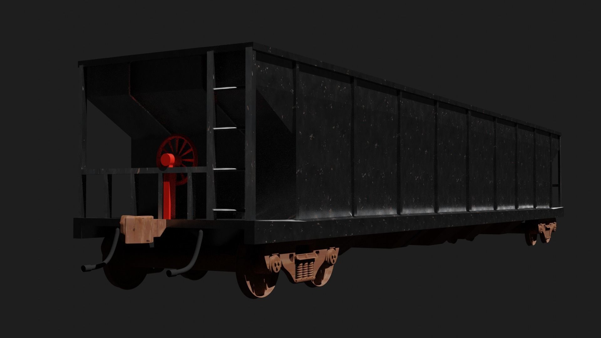 Coal Car free 3D model | CGTrader