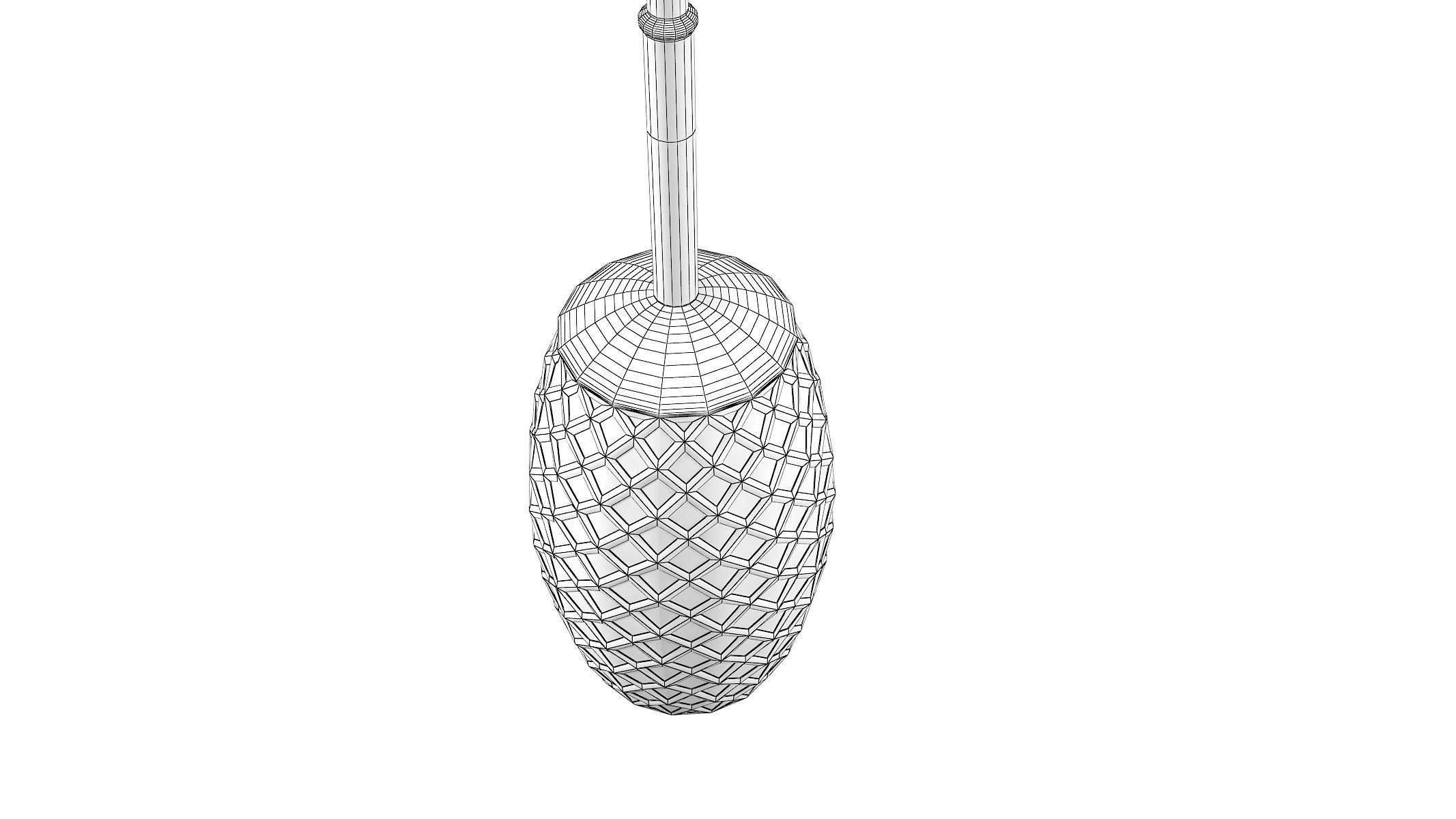 Harrods Luxury Toilet brush 3D model | CGTrader