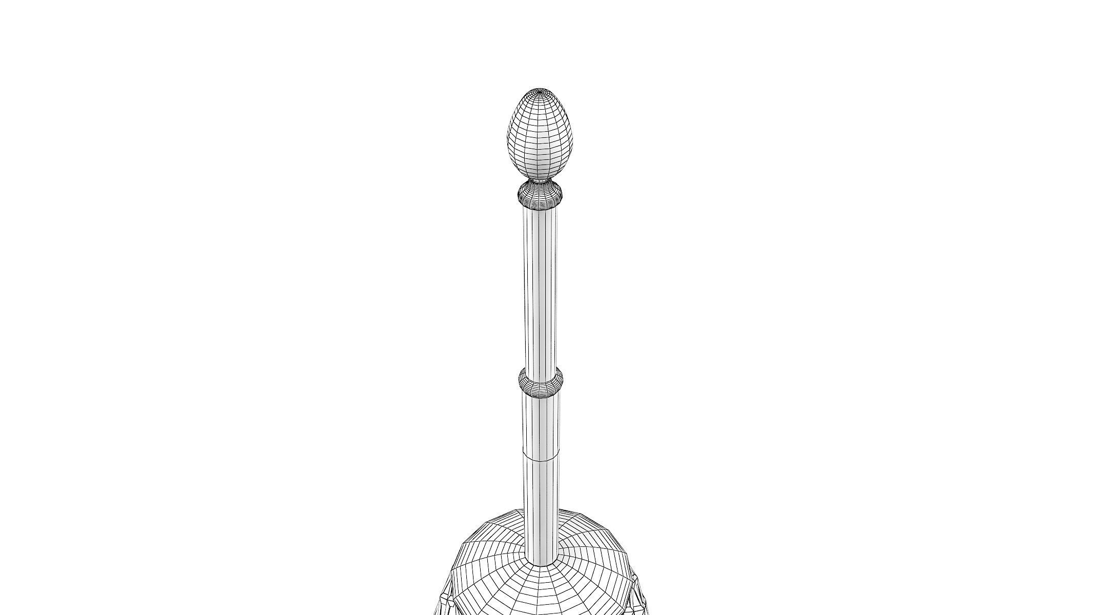 Harrods Luxury Toilet brush 3D model | CGTrader