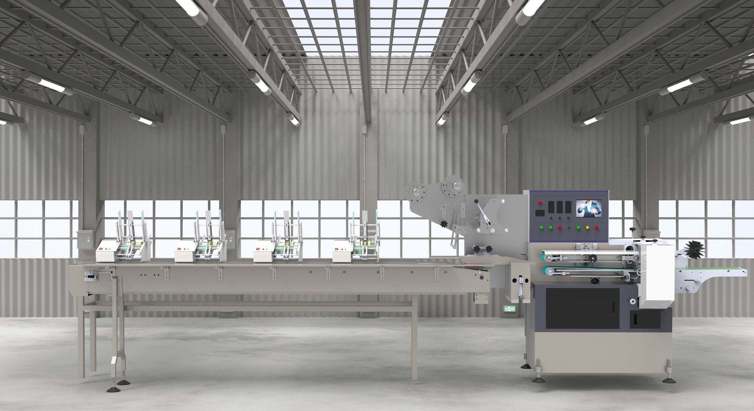 Automatic card issuing and packing machine 3D model | CGTrader