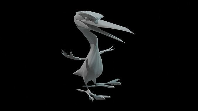 3D model Low-poly bird for game VR / AR / low-poly | CGTrader
