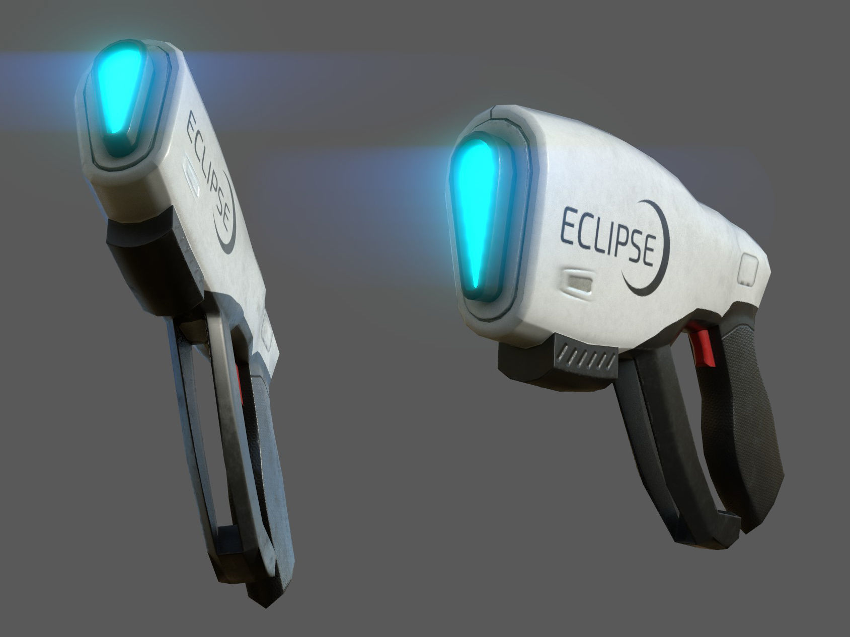 3D model Futuristic gun - pistol VR / AR / low-poly | CGTrader