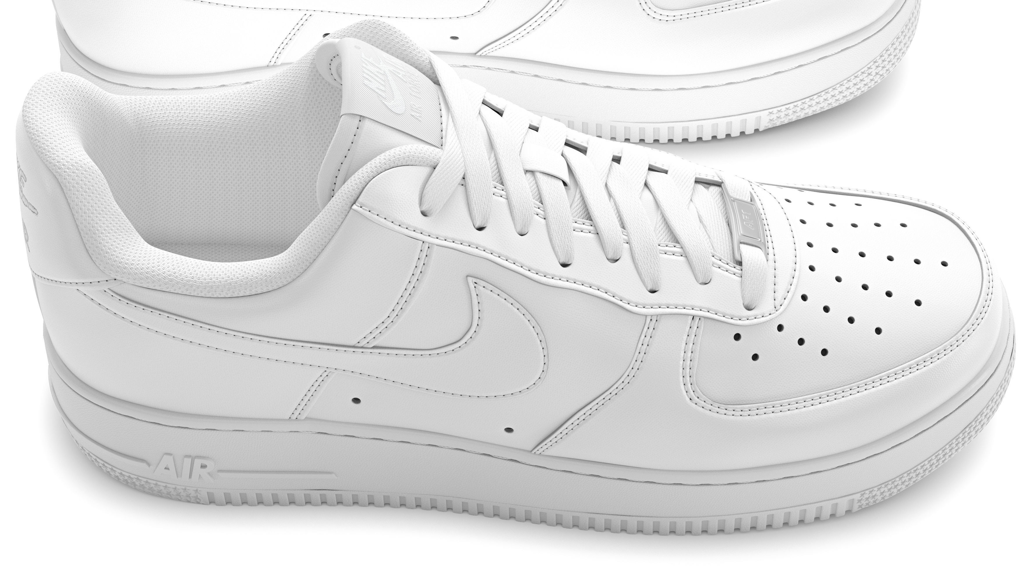 3D model Air Force 1 Low Nike PBR VR / AR / low-poly | CGTrader