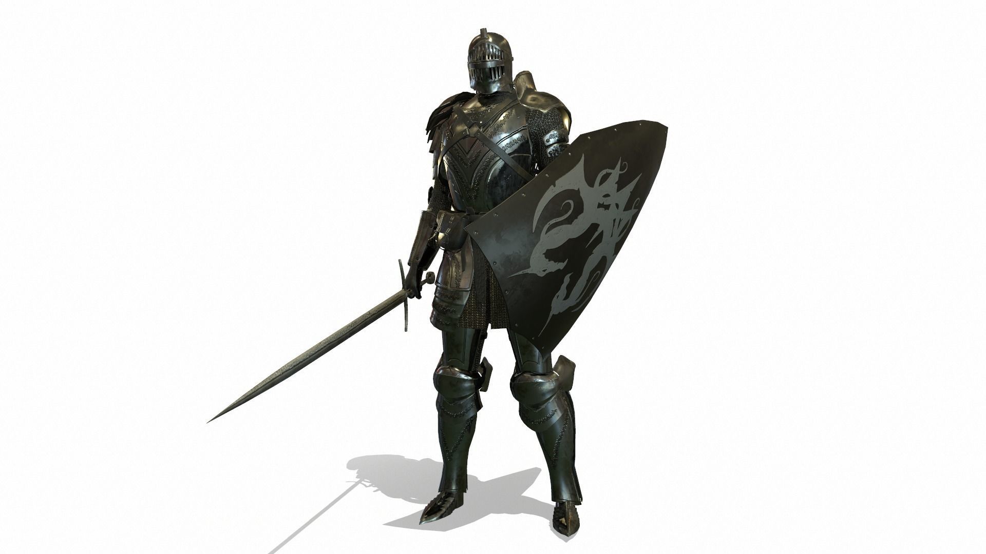 3D model Cavalry Armor VR / AR / low-poly rigged animated | CGTrader