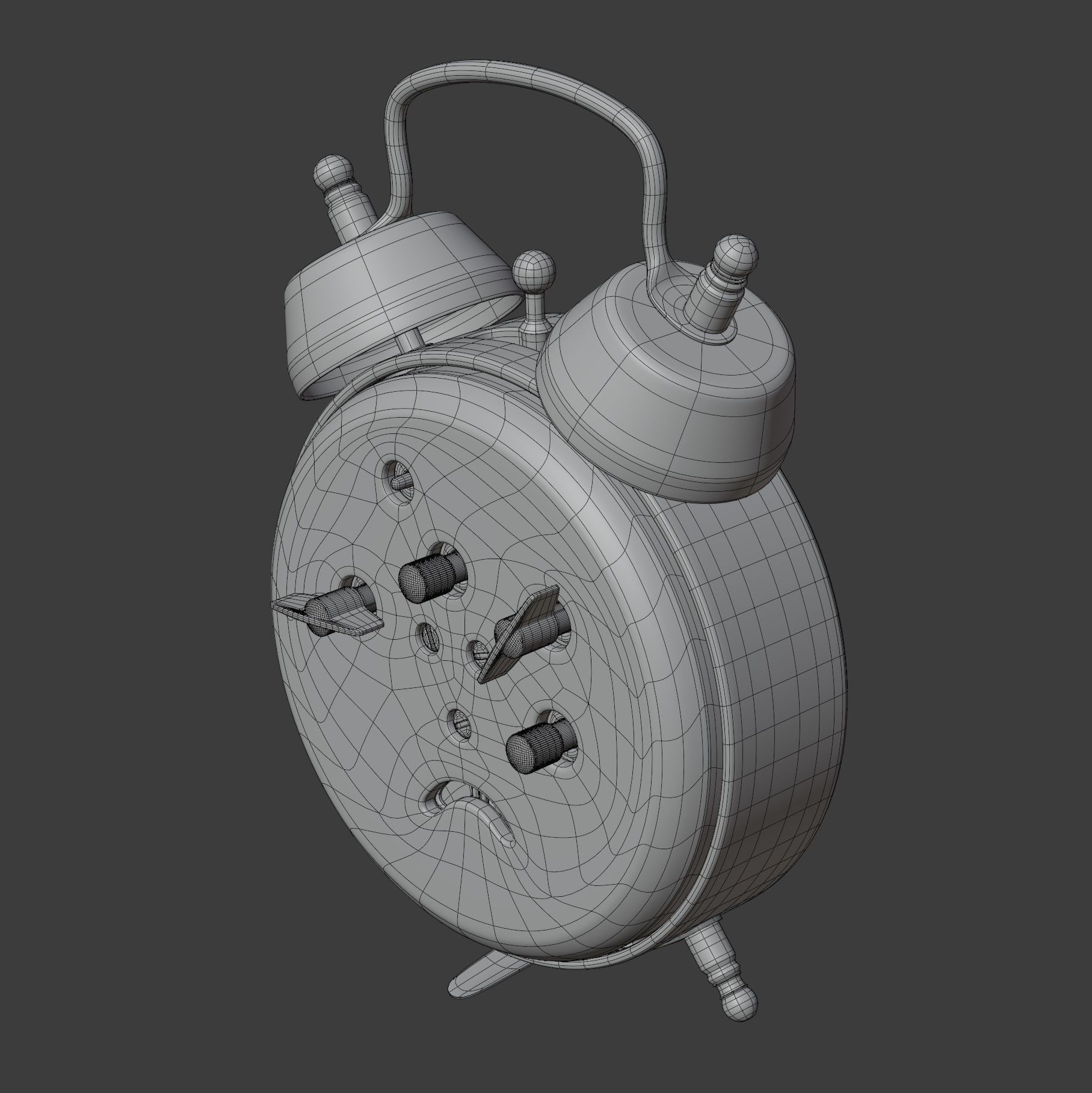 Pecking Chicken Wind Up Alarm Clock 3D model | CGTrader