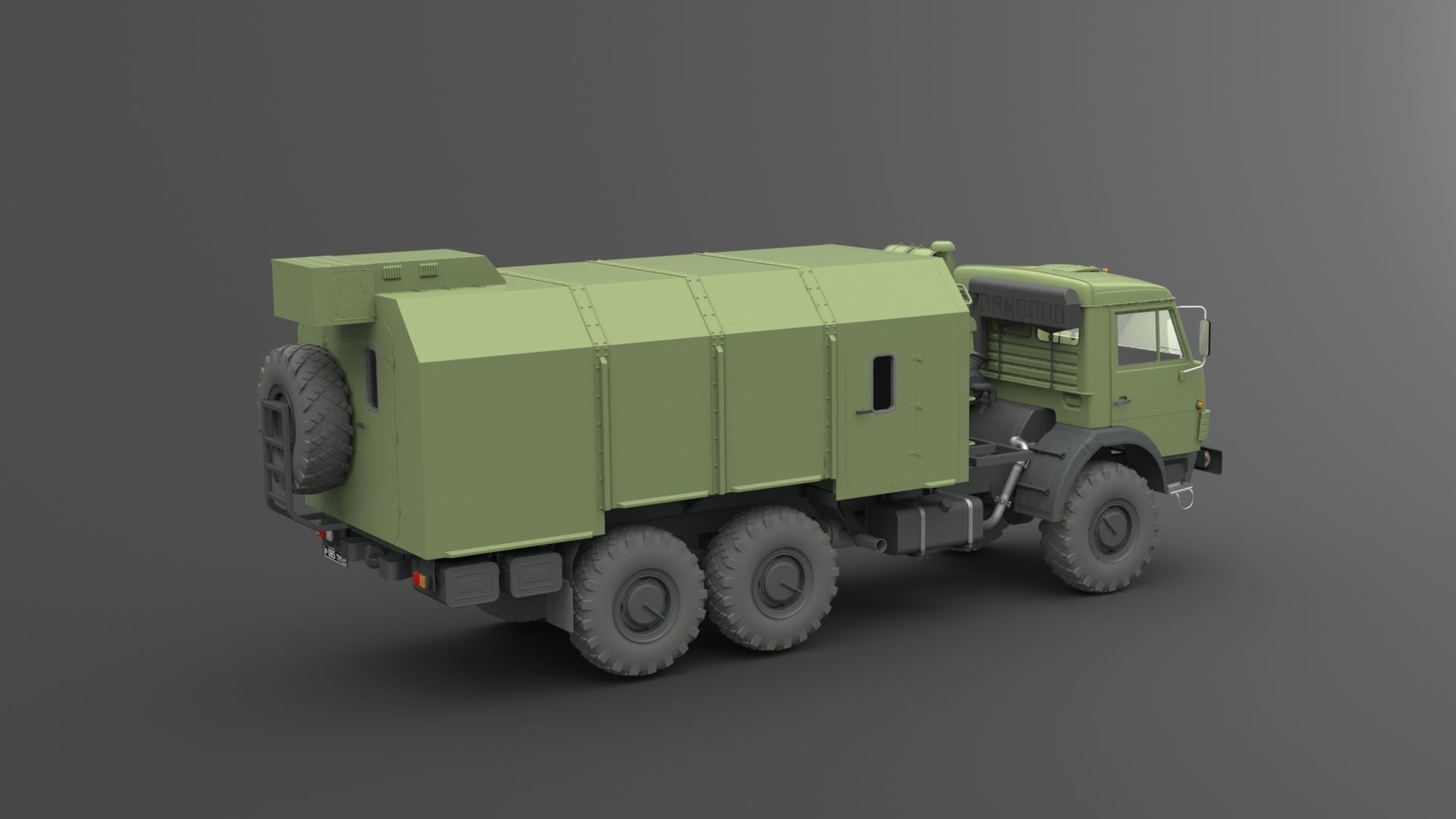 Kamaz 5350 3D model | CGTrader