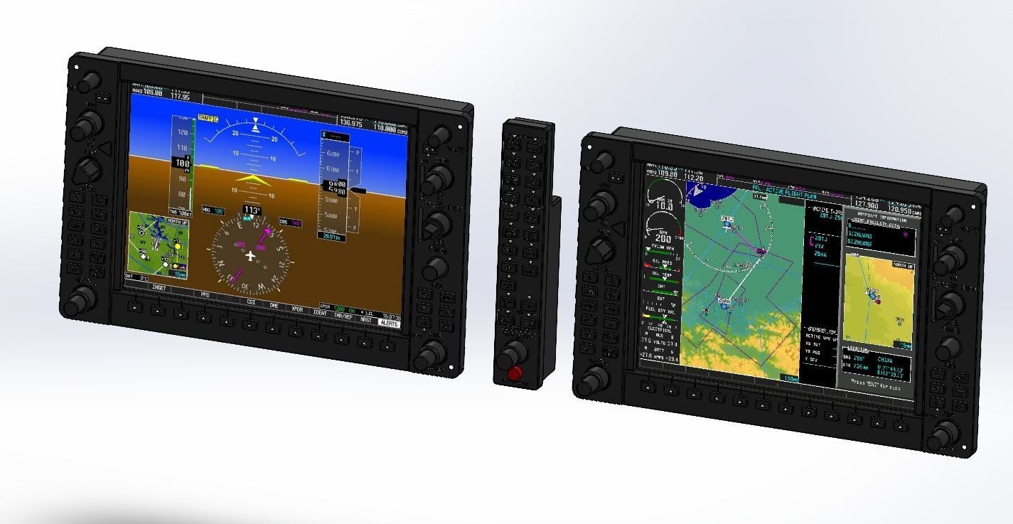 Garmin G1000 3D model | CGTrader