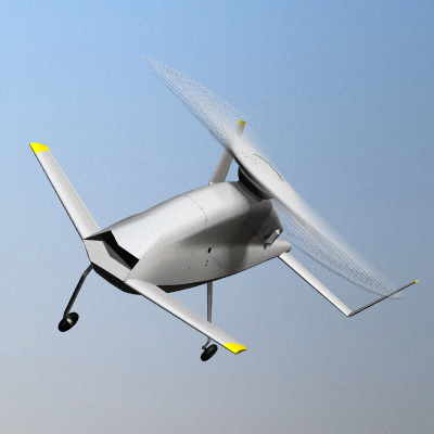 X-50A Dragonfly UAV 3D Model LWO LW LWS | CGTrader.com
