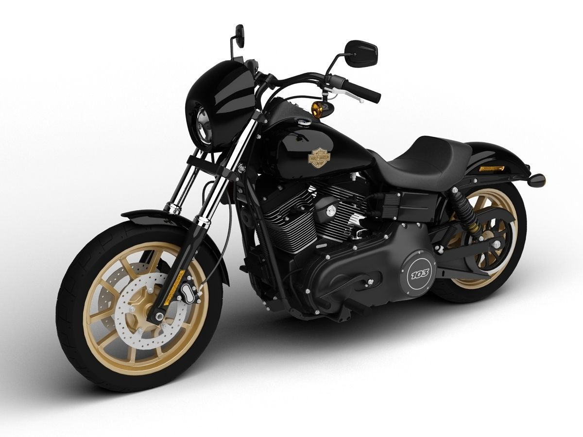 Harley-Davidson FXDL Dyna Low Rider S 2016 3D model | CGTrader