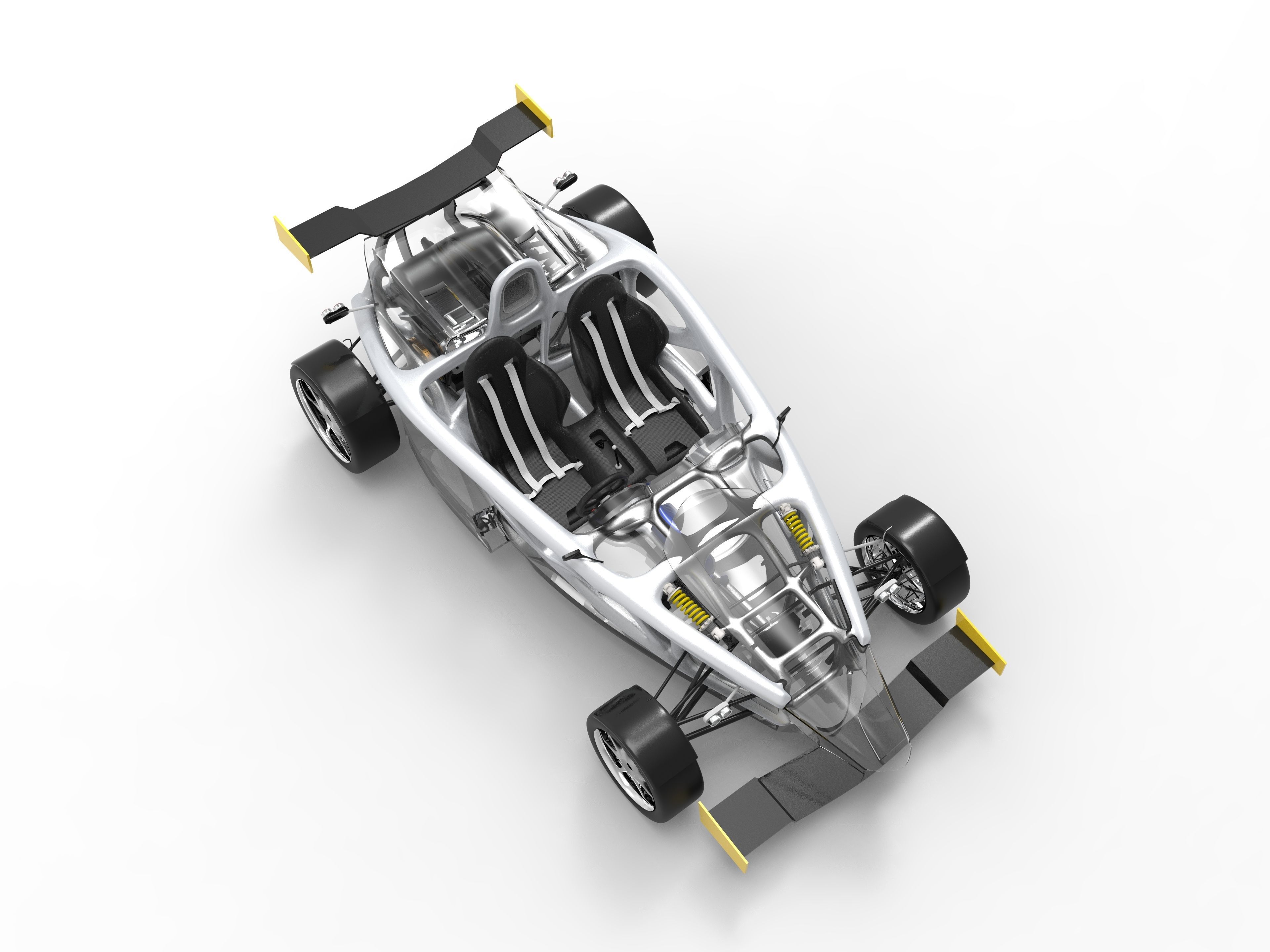 Ariel Atom generative design chassis 3D model | CGTrader