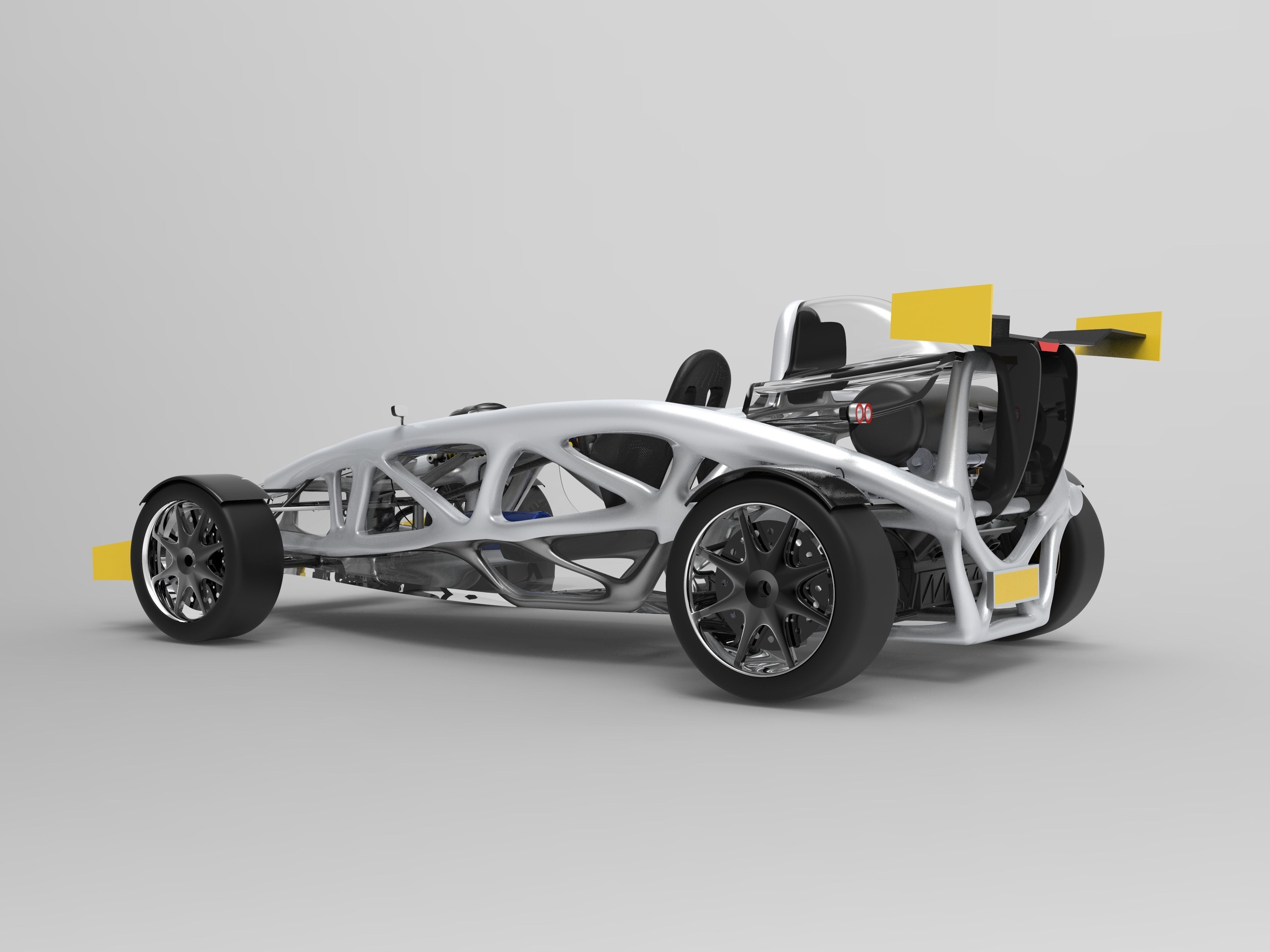 Ariel Atom generative design chassis 3D model | CGTrader