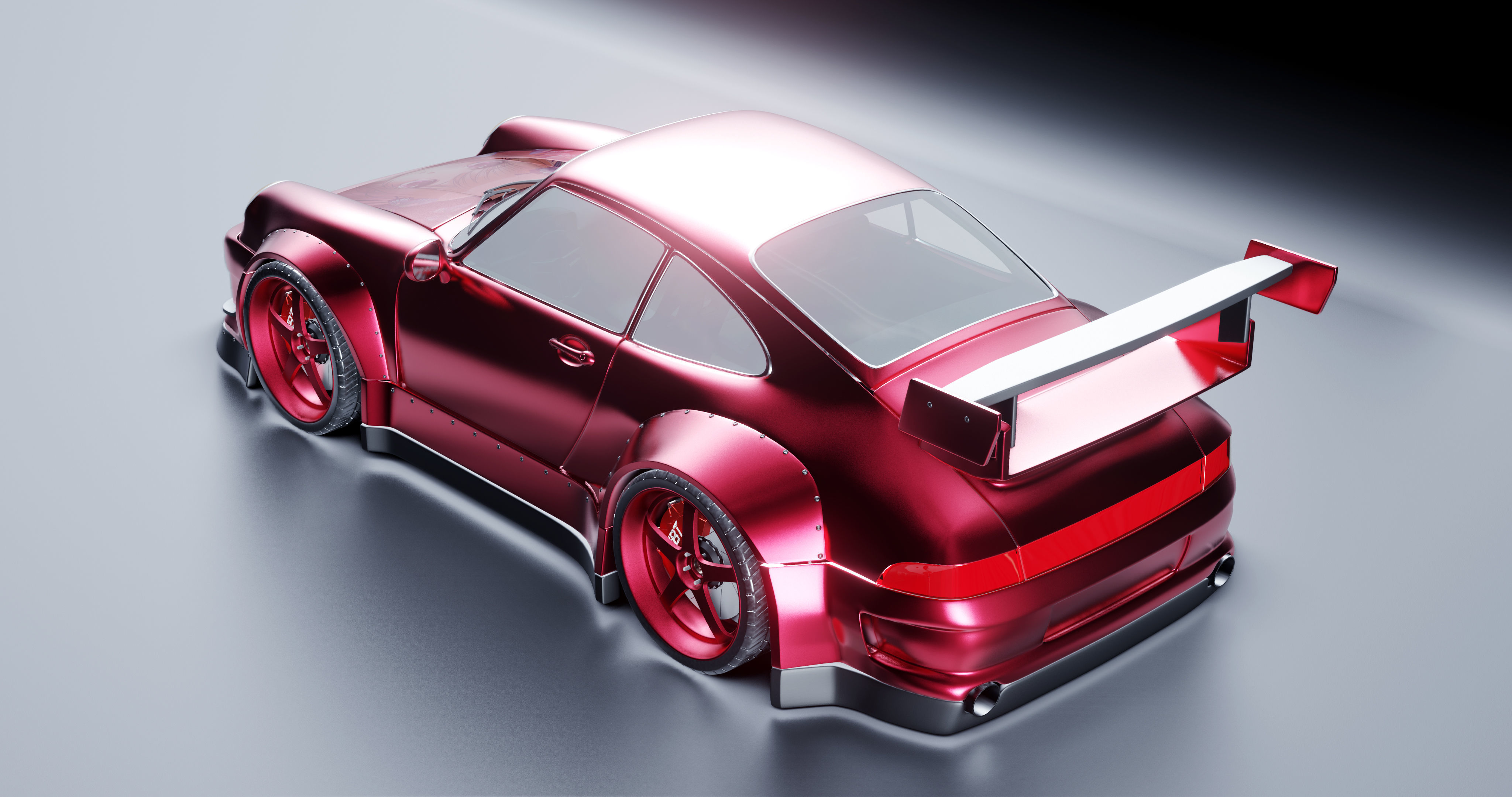 Porsche 930 rwb 3D model | CGTrader