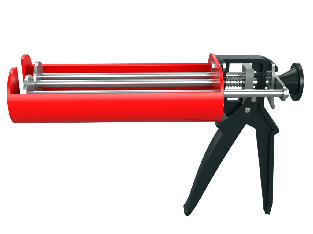 Dual Epoxy Gun 3D model | CGTrader