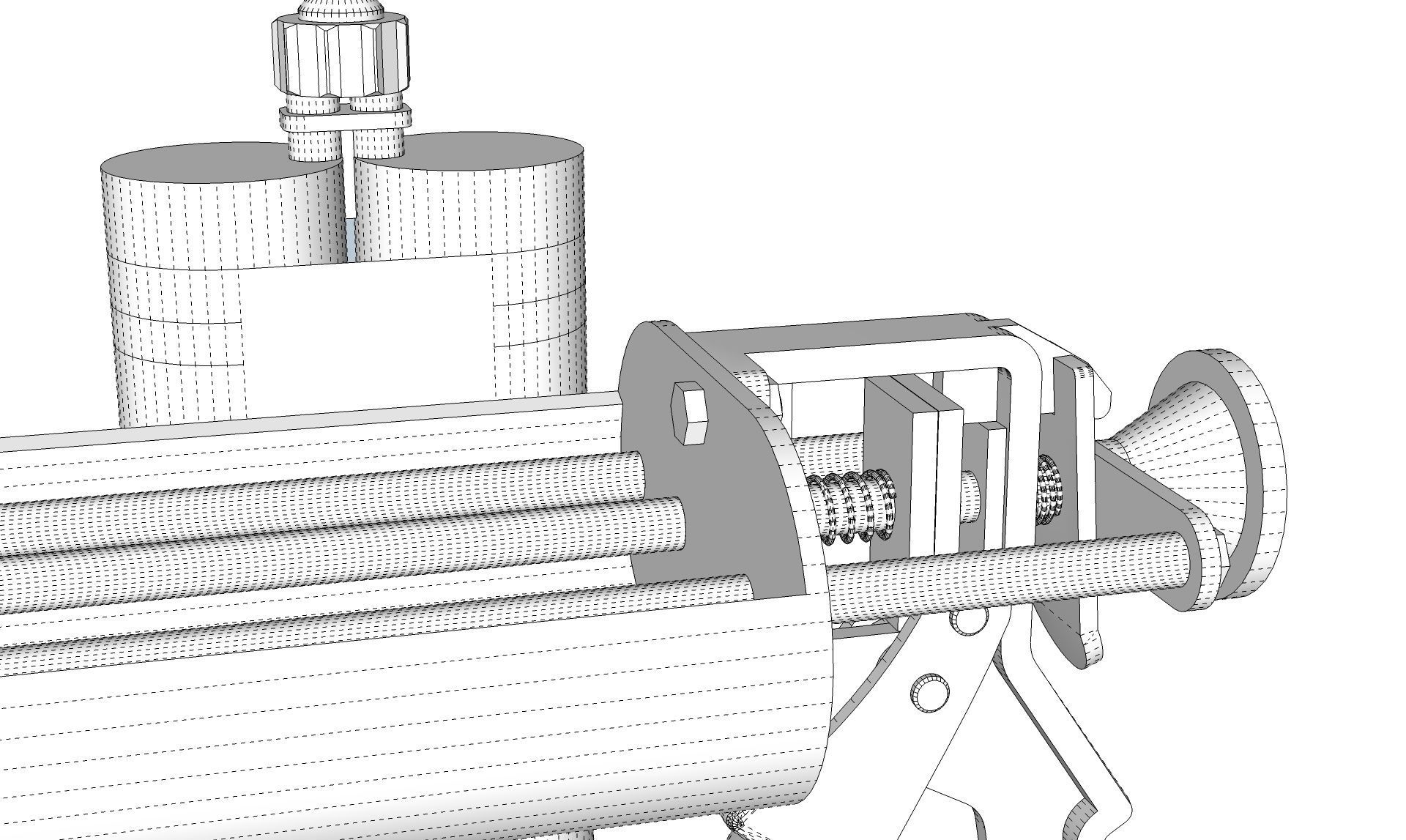 Dual Epoxy Gun 3D model | CGTrader