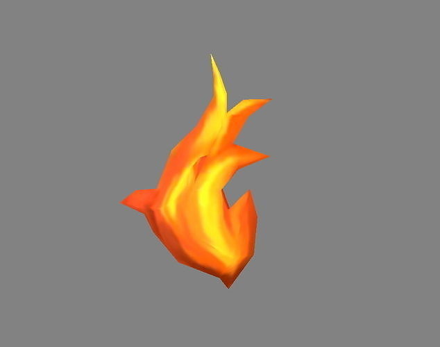 3D model Cartoon fire VR / AR / low-poly | CGTrader