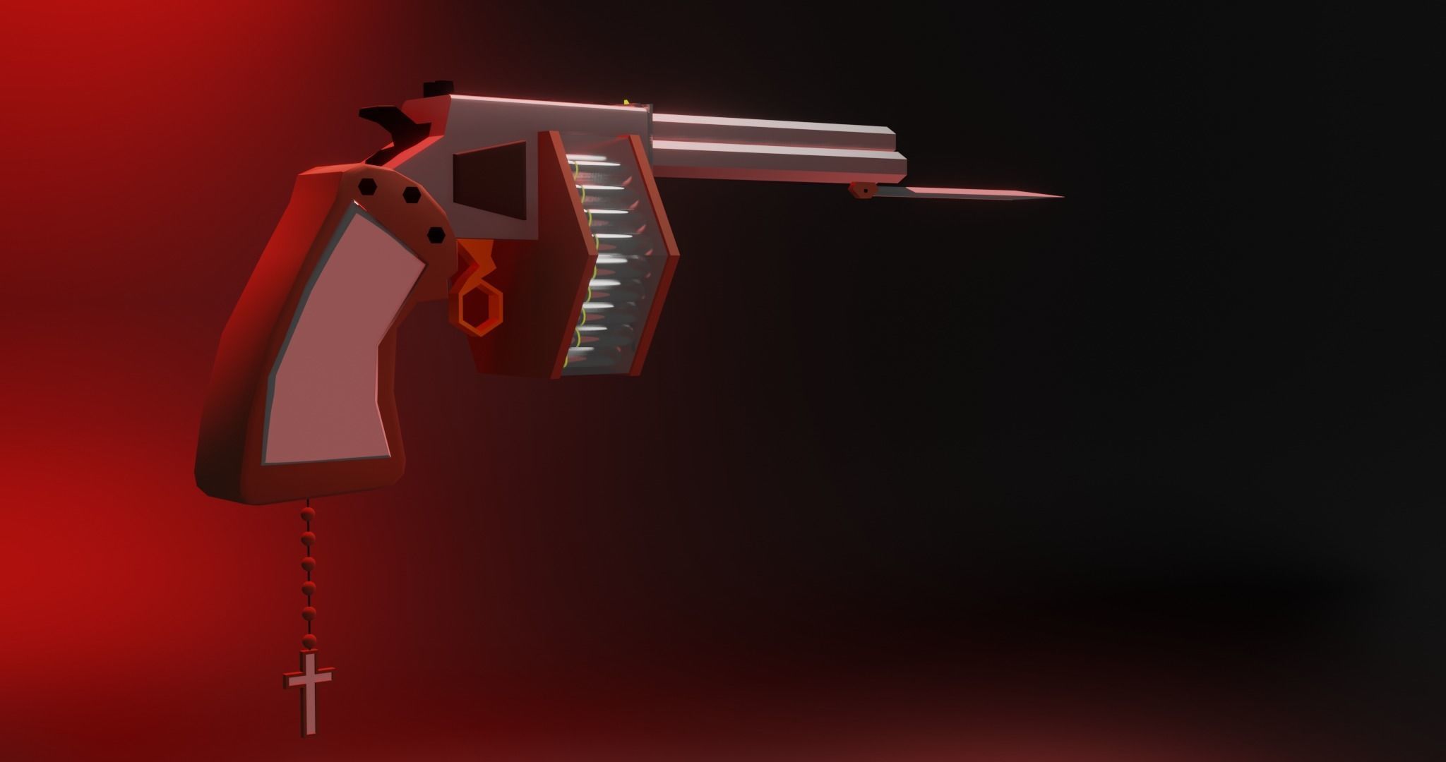 Holy Revolver free 3D model | CGTrader