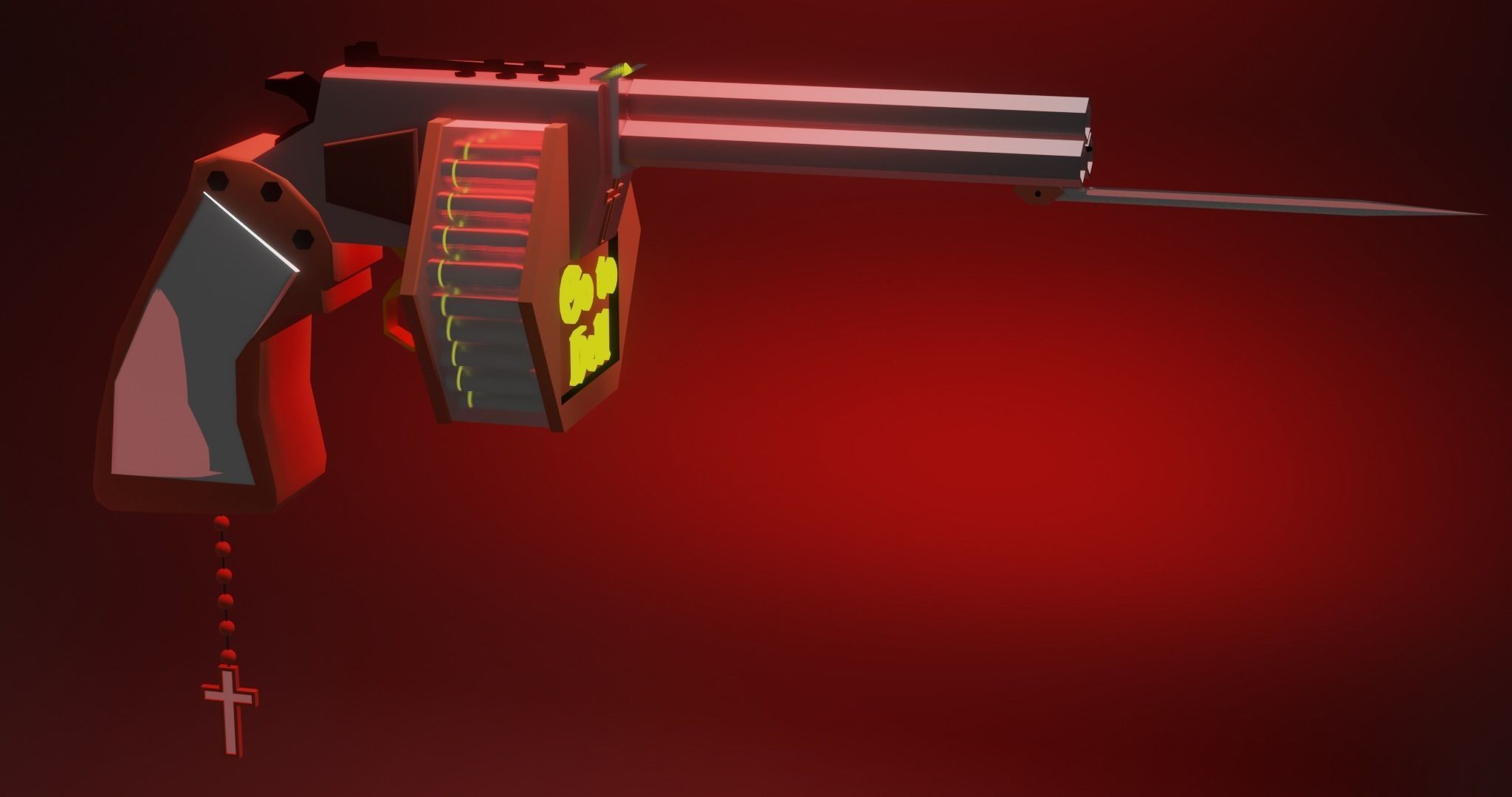 Holy Revolver free 3D model | CGTrader