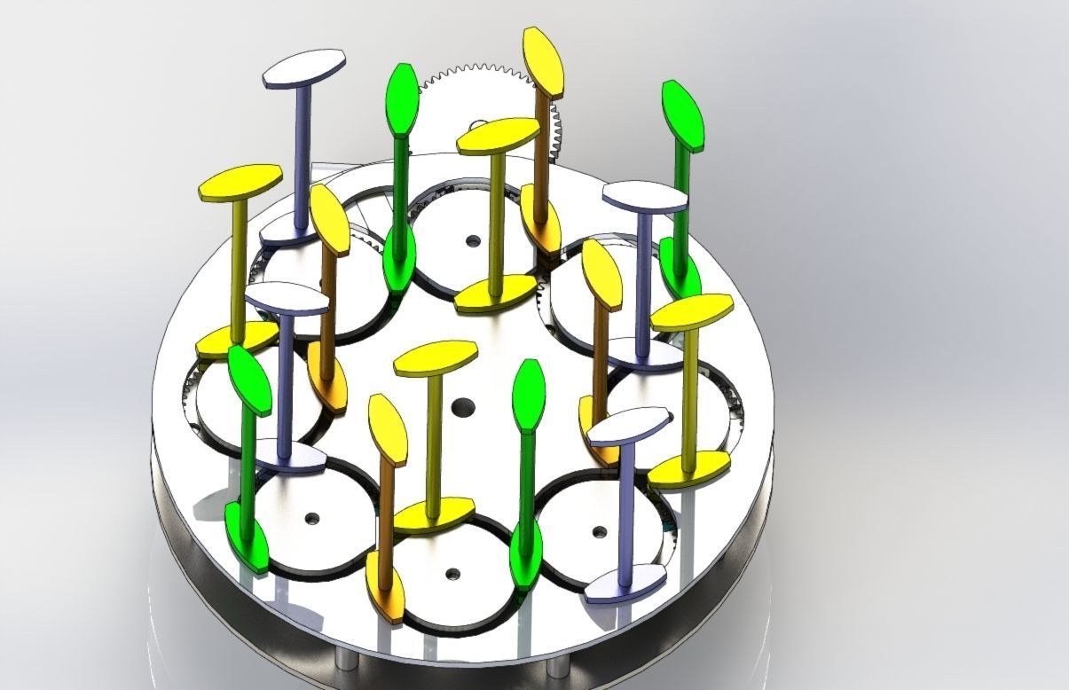 MAYPOLE BRAIDING MECHANISM 3D model | CGTrader