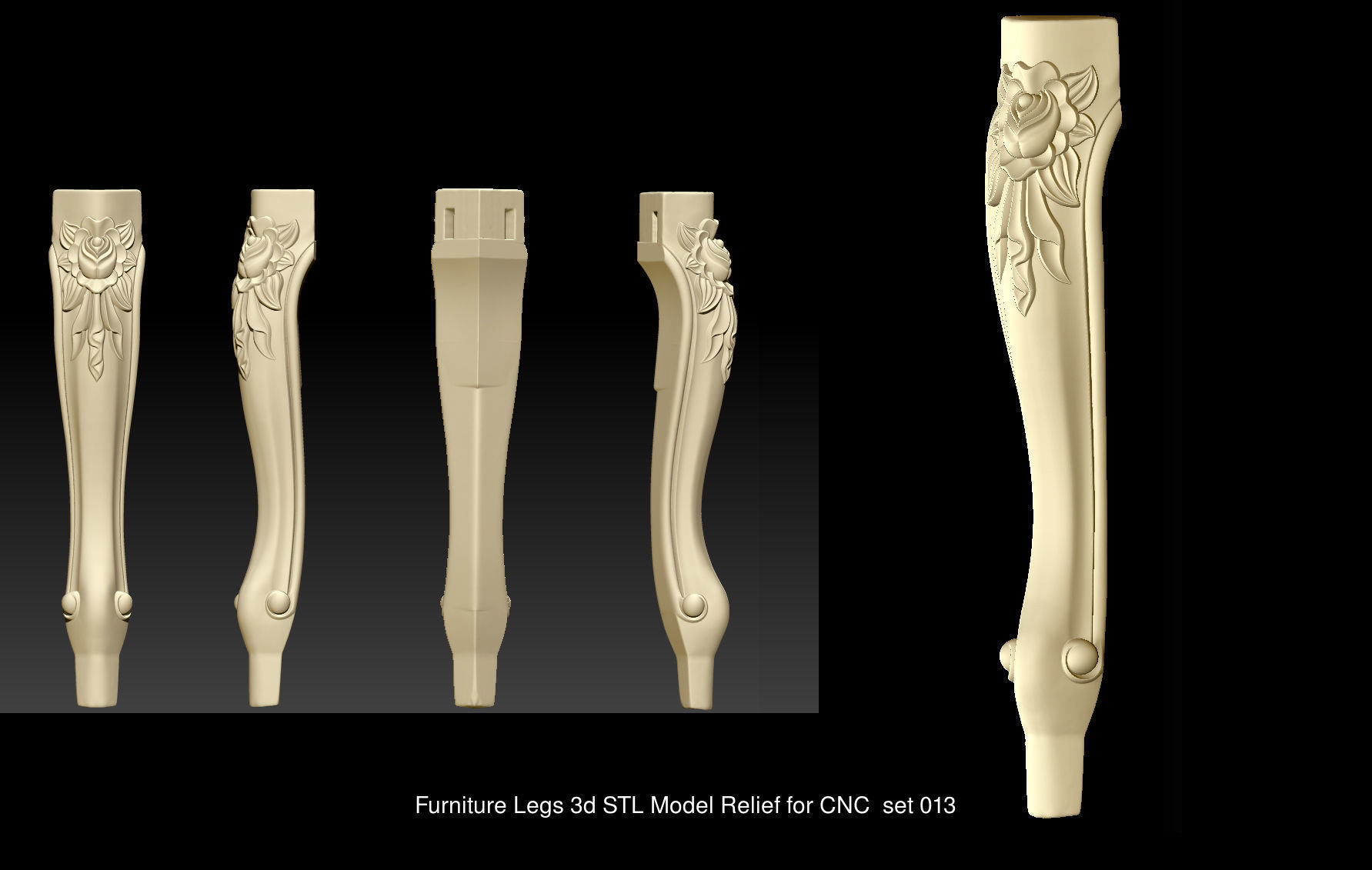 Collection Furniture Legs Design | CGTrader