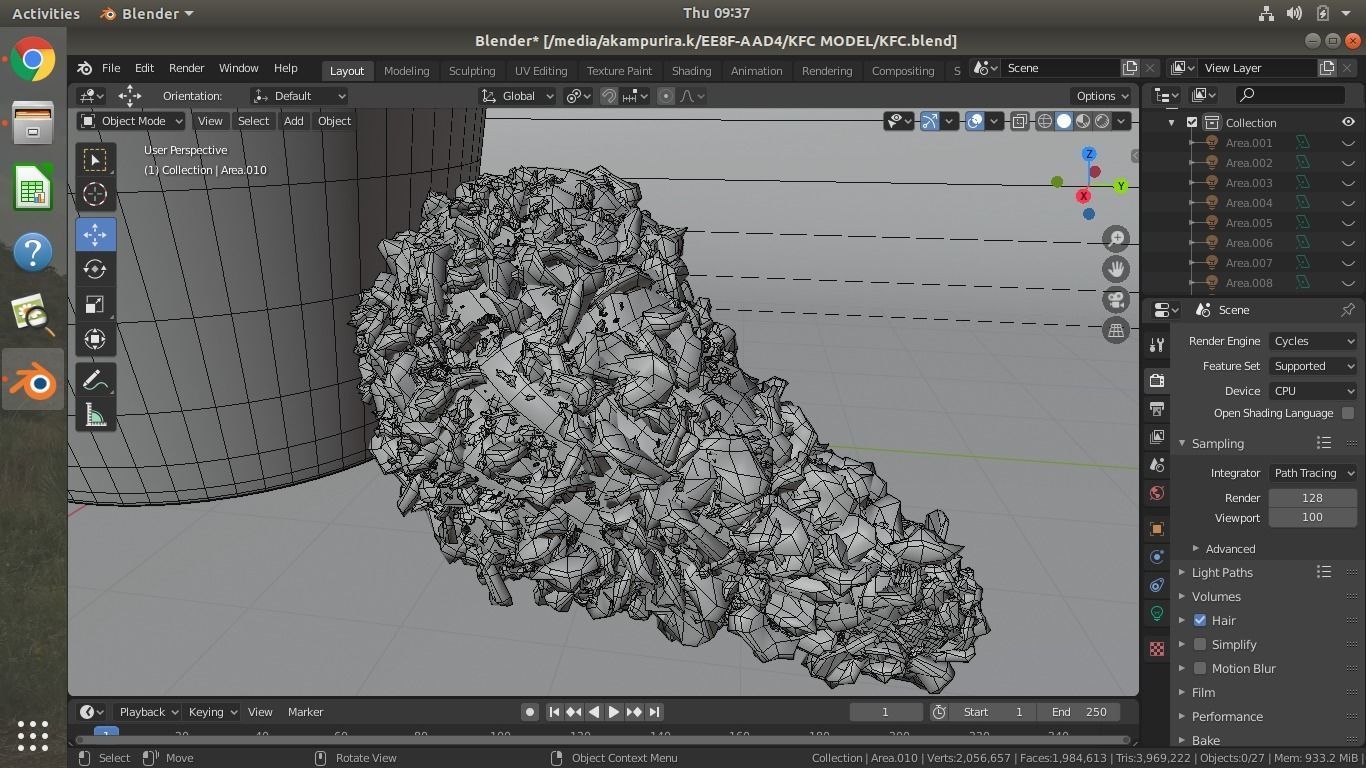 KFC FRIES AND CHICKEN 3D model | CGTrader