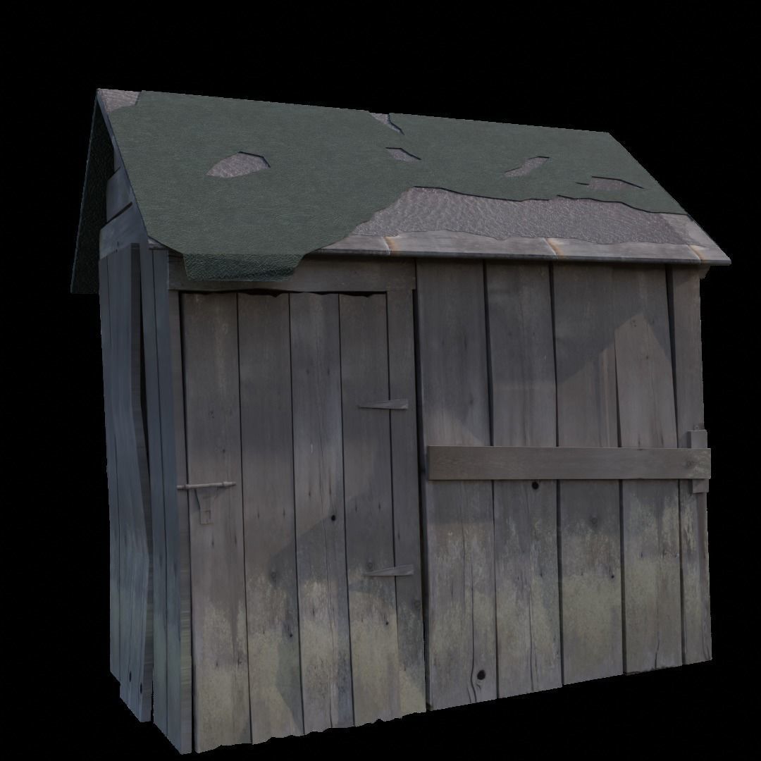3D model Small Shack VR / AR / low-poly | CGTrader