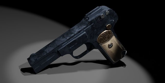 3D model Browning FN M1900 Pistol VR / AR / low-poly | CGTrader