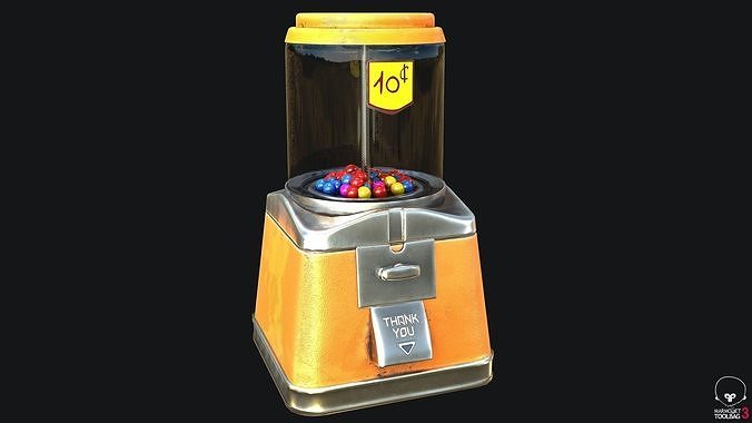 3D model Gumball Machine PBR VR / AR / low-poly | CGTrader