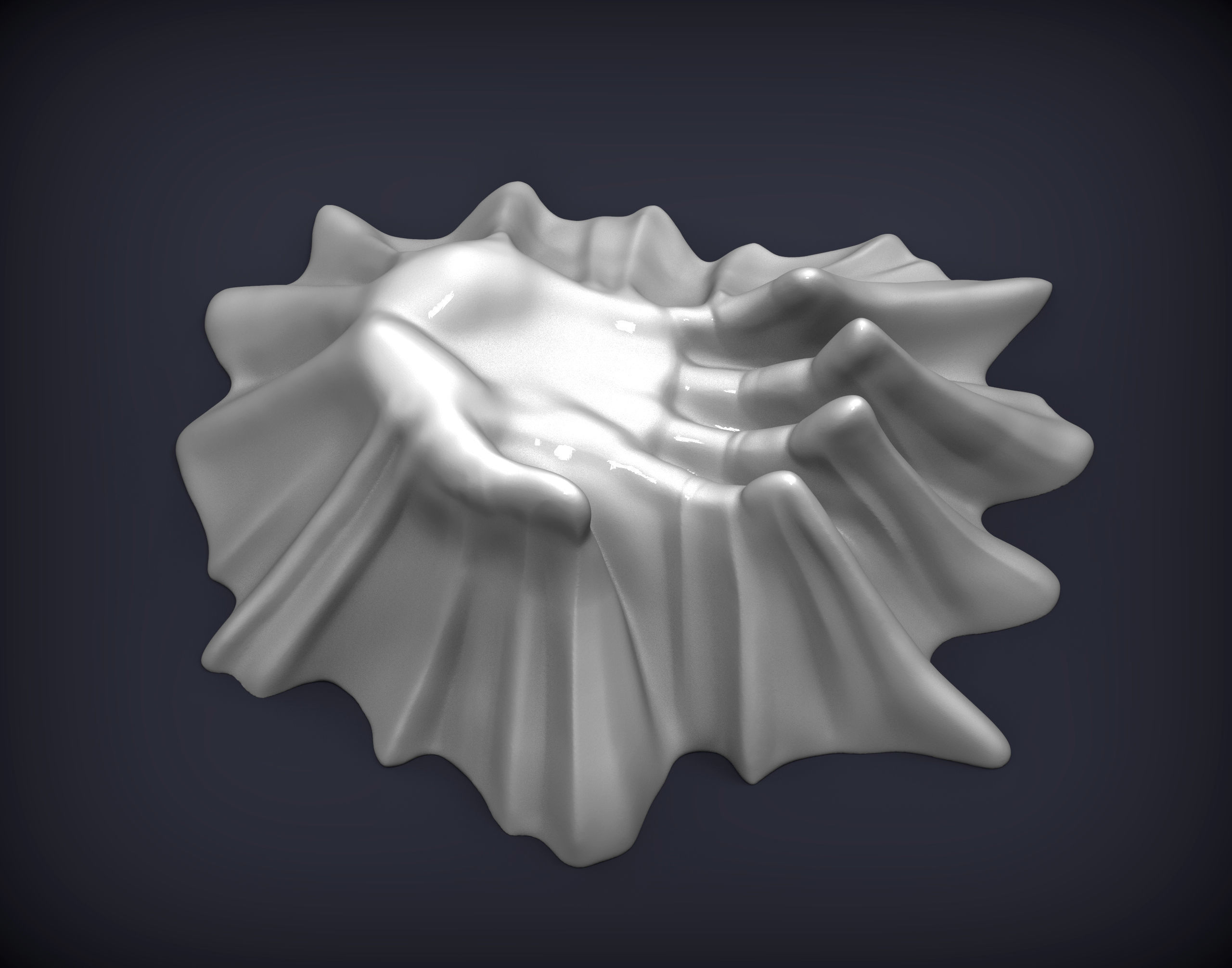 Hand under the cloth 3D model 3D printable | CGTrader