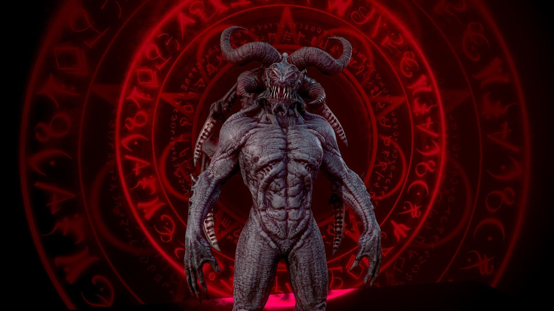 3D model Demon Lord 4k textures Game ready VR / AR / low-poly | CGTrader