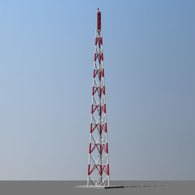 Radio Tower 3D model | CGTrader