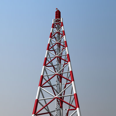 Radio Tower 3D model | CGTrader