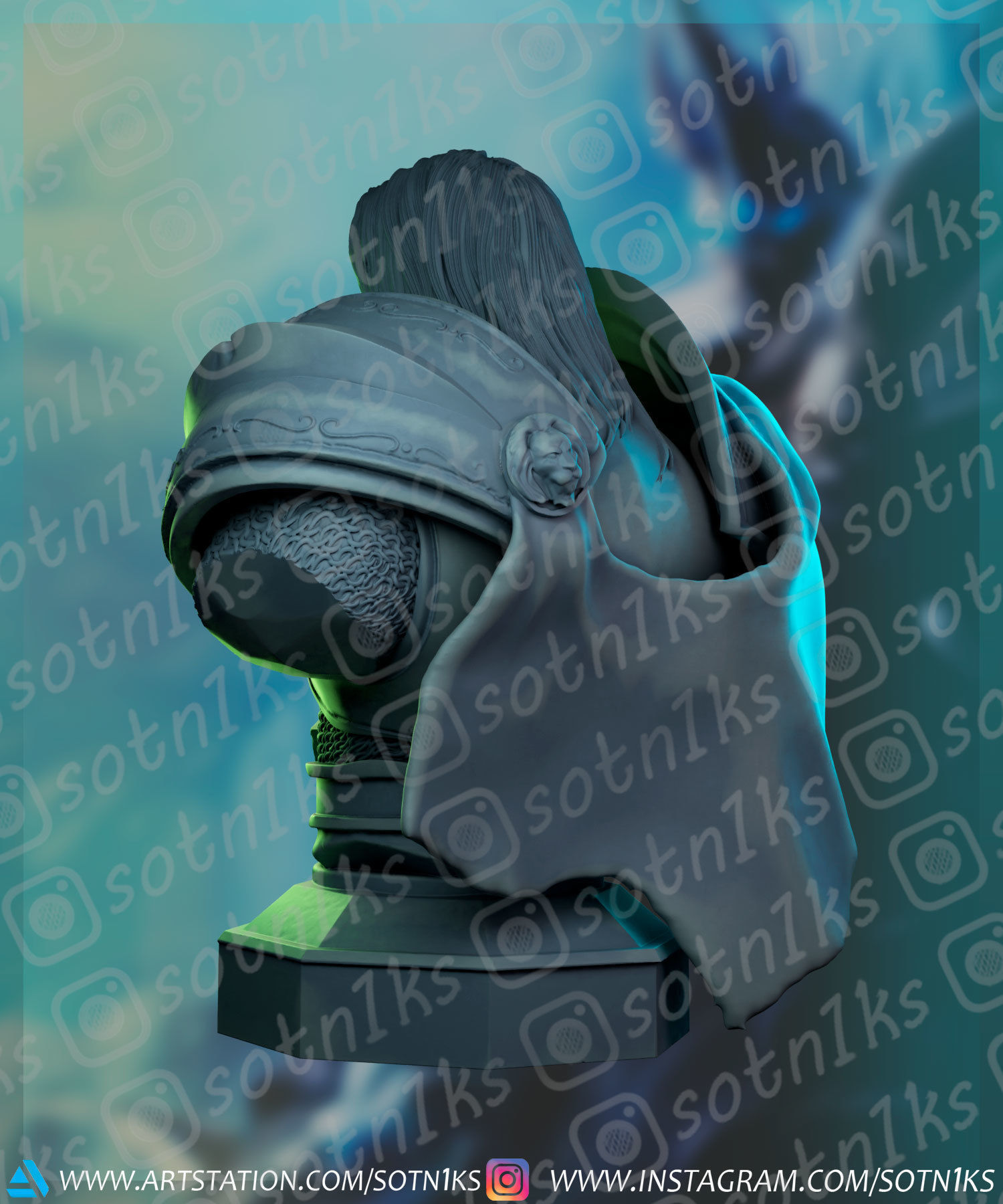 Arthas WoW 3D model 3D printable | CGTrader