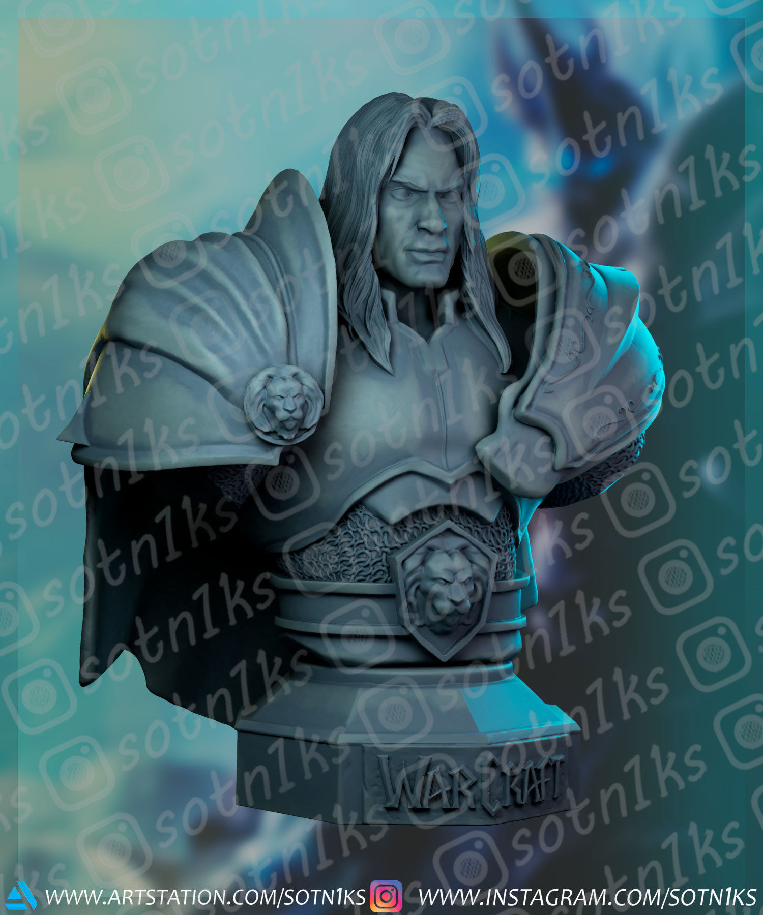 Arthas WoW 3D model 3D printable | CGTrader