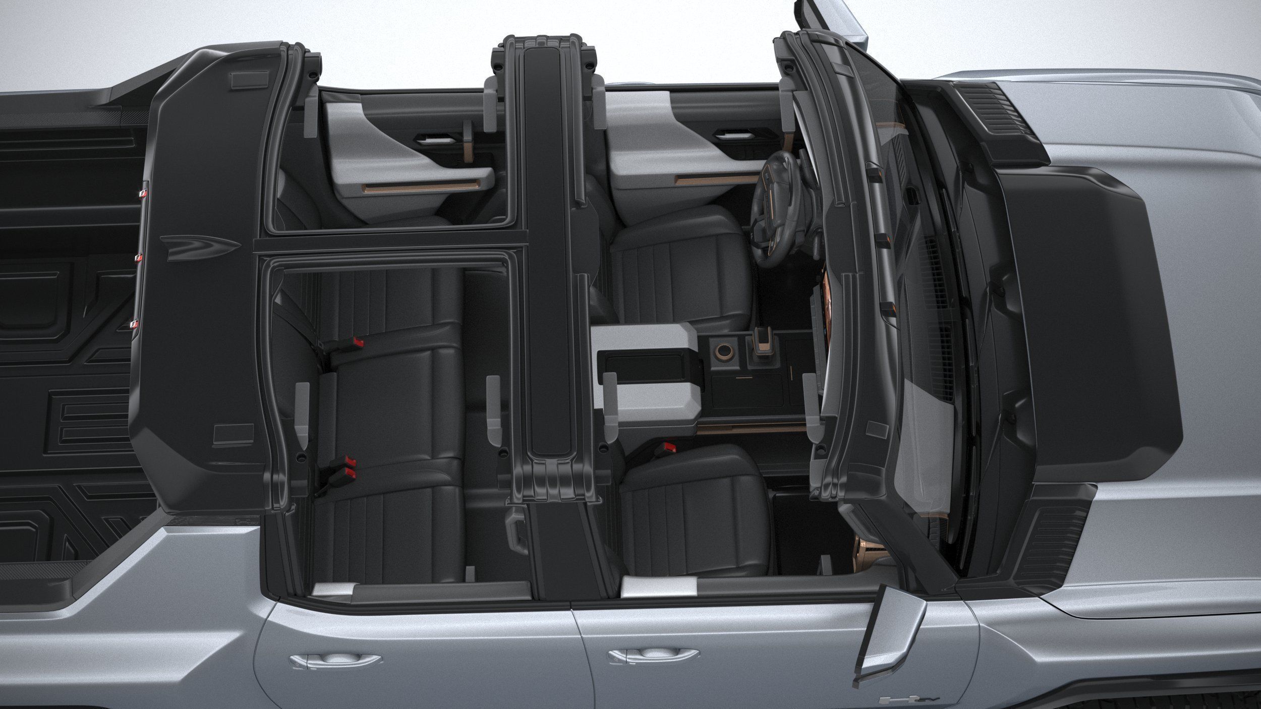 Hummer EV 2022 with interior 3D model | CGTrader