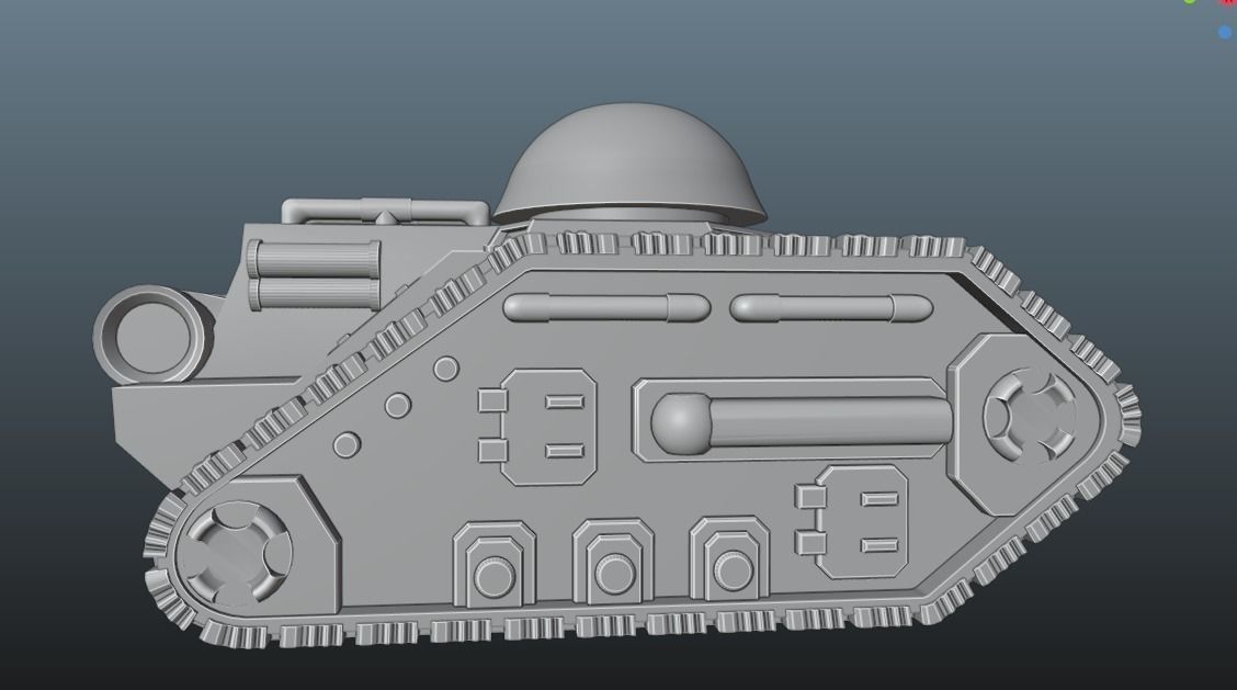 sci-fi tank 3D model 3D printable | CGTrader