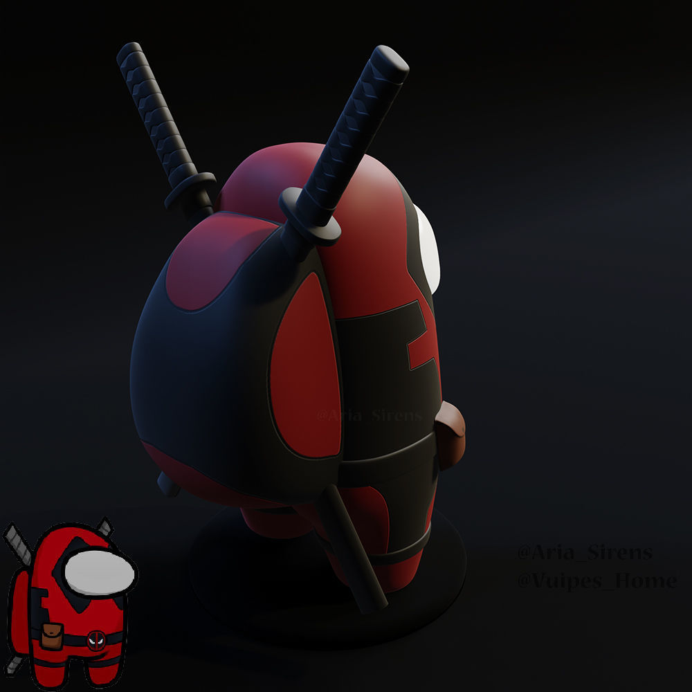 Deadpool Among Us 3D model | CGTrader