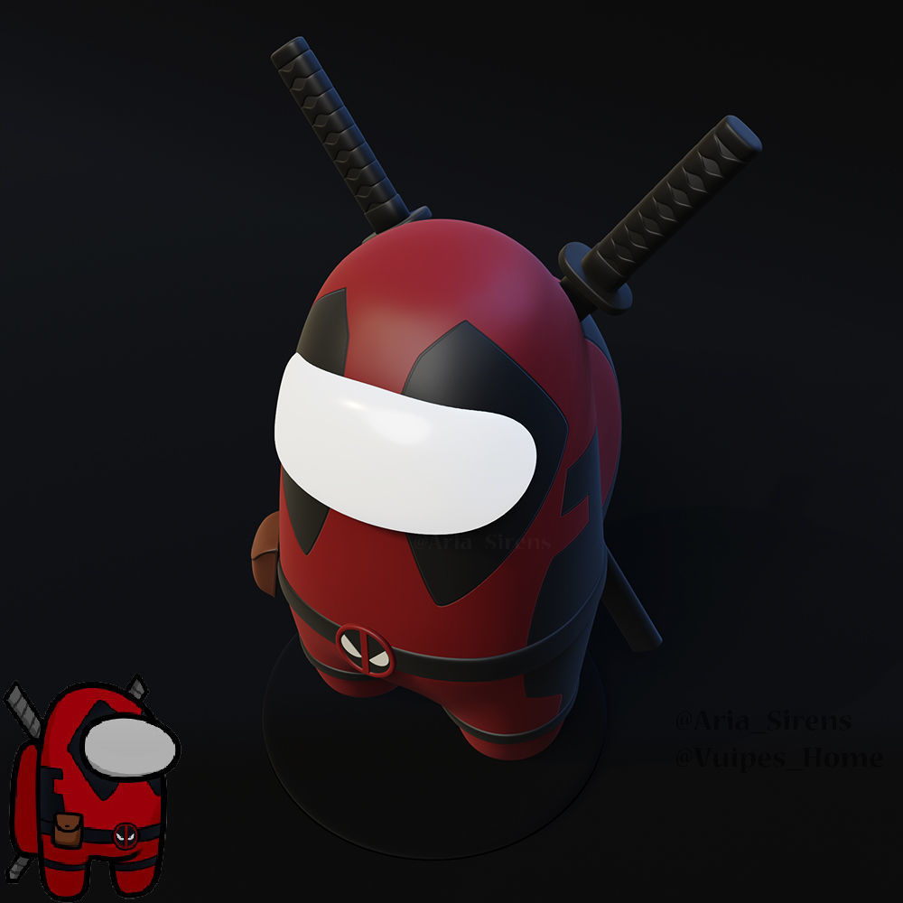 Deadpool Among Us 3D model | CGTrader