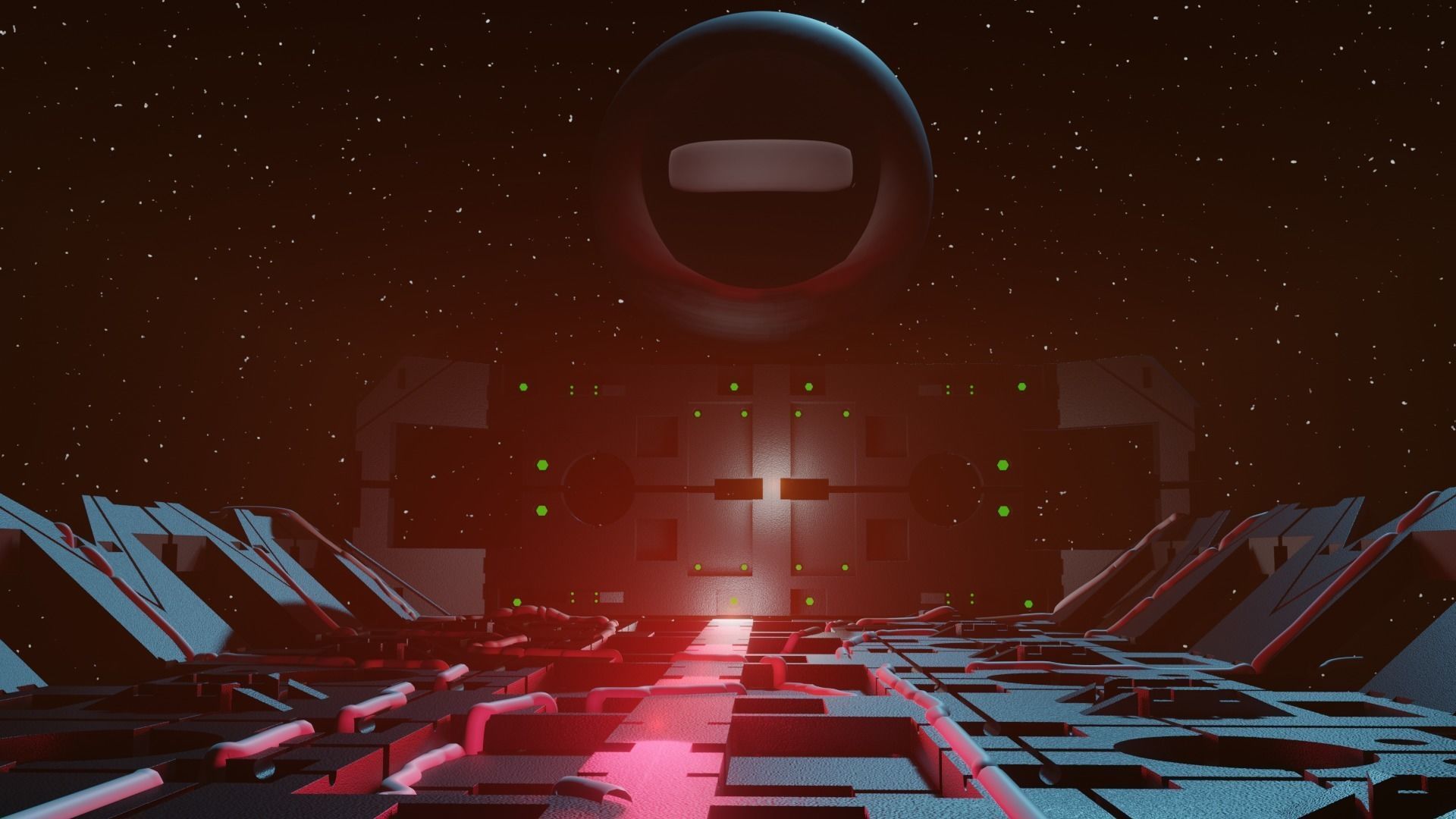 Sci-fi environment free 3D model | CGTrader